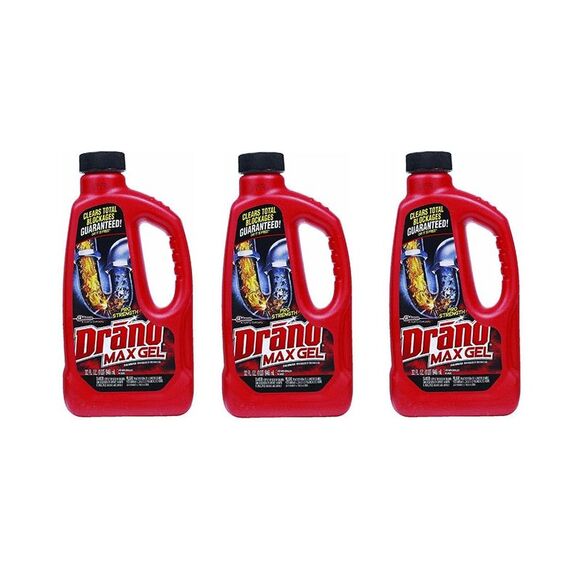 Drano | Other | Drano Max Gel Clog Remover 32 Oz Pack Of 3 | Poshmark